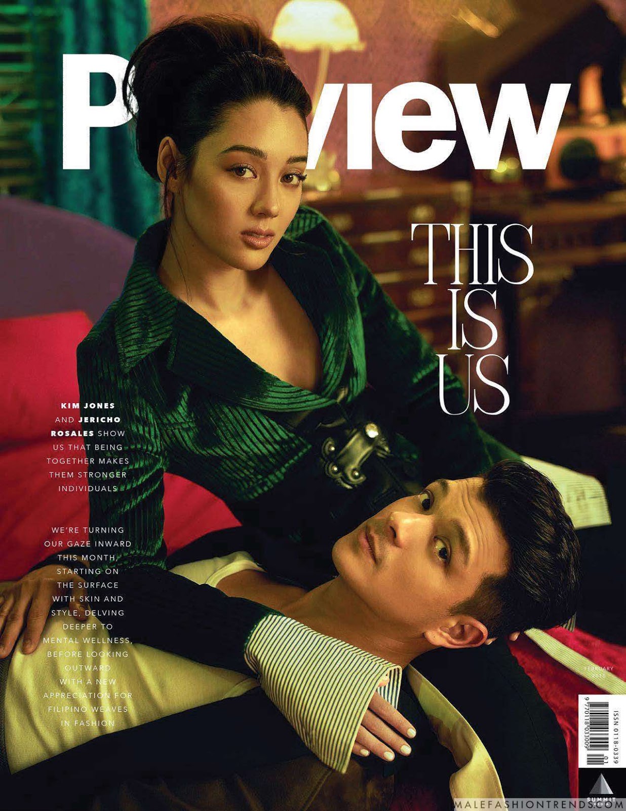 Kim Jones y Jericho Rosales juntos para Preview Magazine