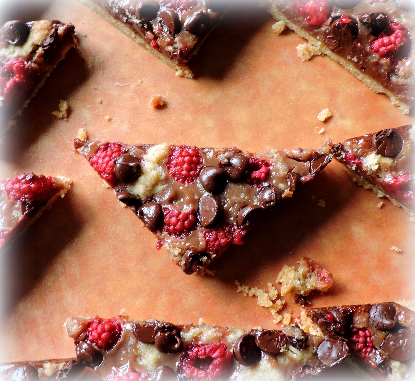 Chocolate Raspberry Pie Bars | The English Kitchen