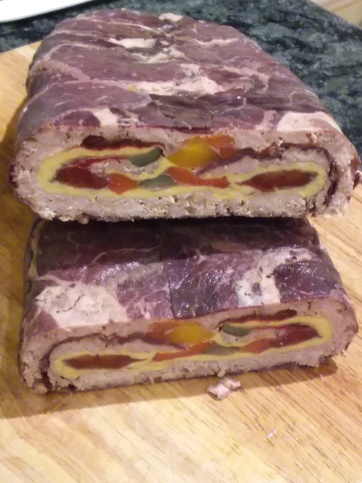 Recetas María Valverde: Fiambre de ternera rellena