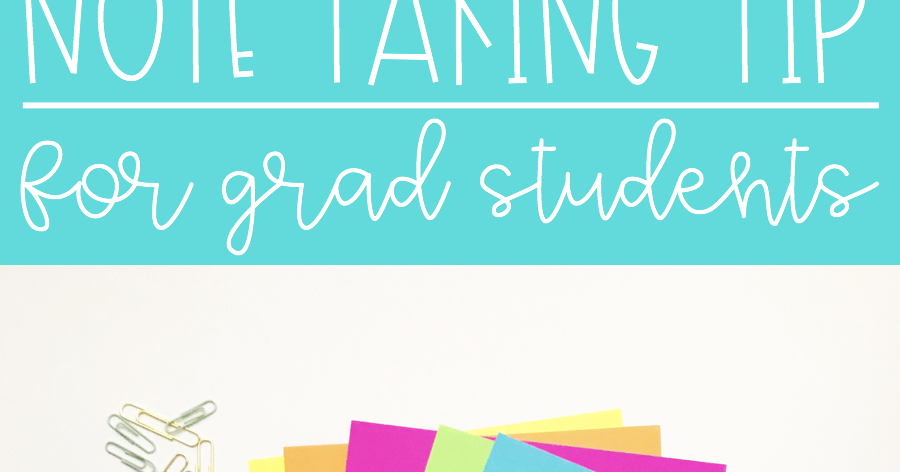 Note Taking Hack for Grad School | The Social Speechie