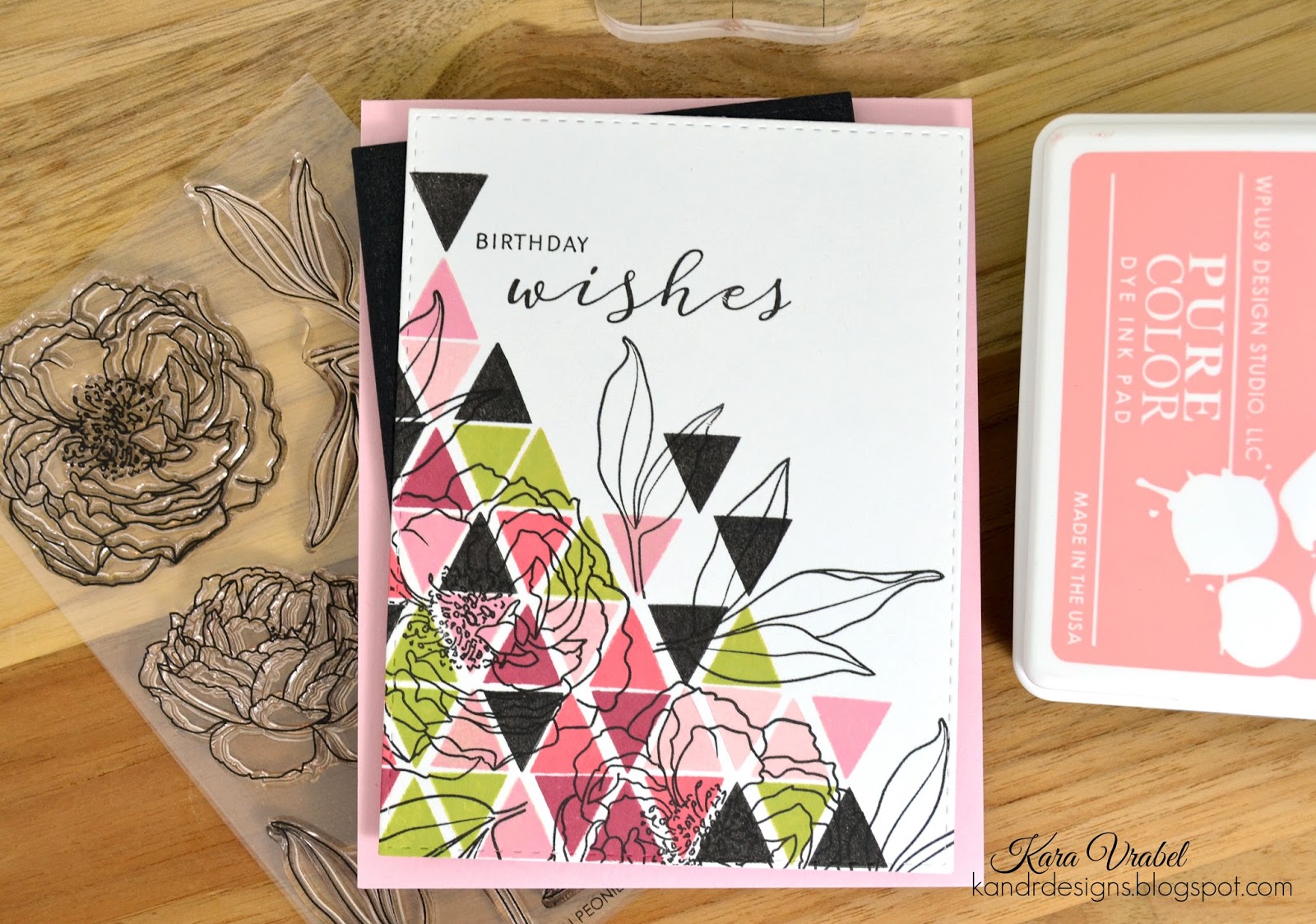 K and R Designs: Modern Birthday Wishes