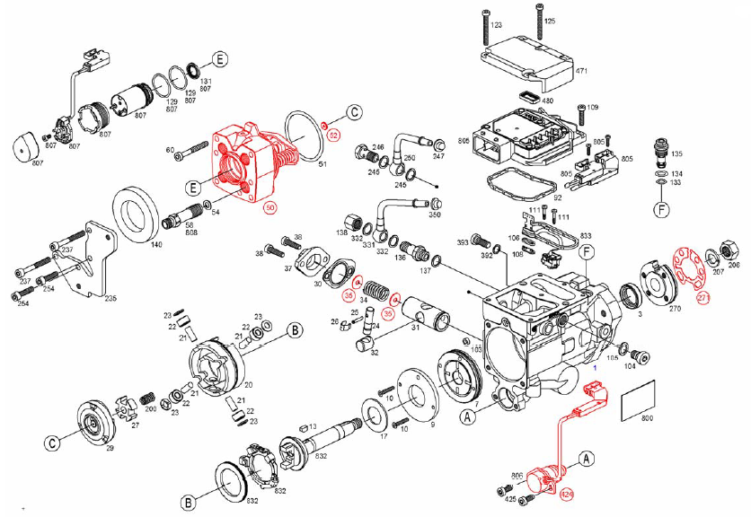 INJECTION-AUTOMOTIVE: 0470004006 BOSCH-INJECTOR PUMP C.RAIL