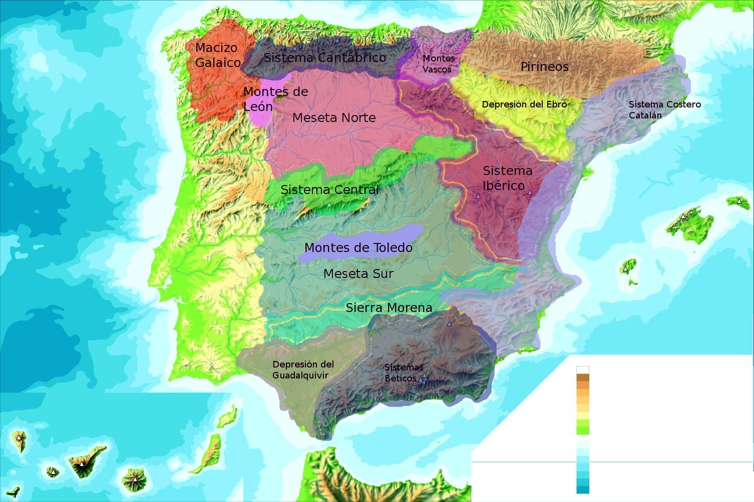 Judith Rodriguez Rasero: UNIDADES DE RELIEVE DE LA PENÍNSULA IBÉRICA
