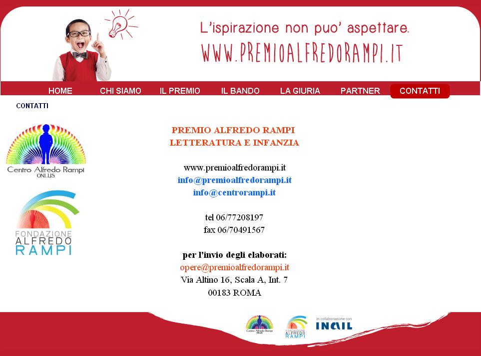 SALA D'ATTESA 1: Premio Alfredo Rampi - Roma