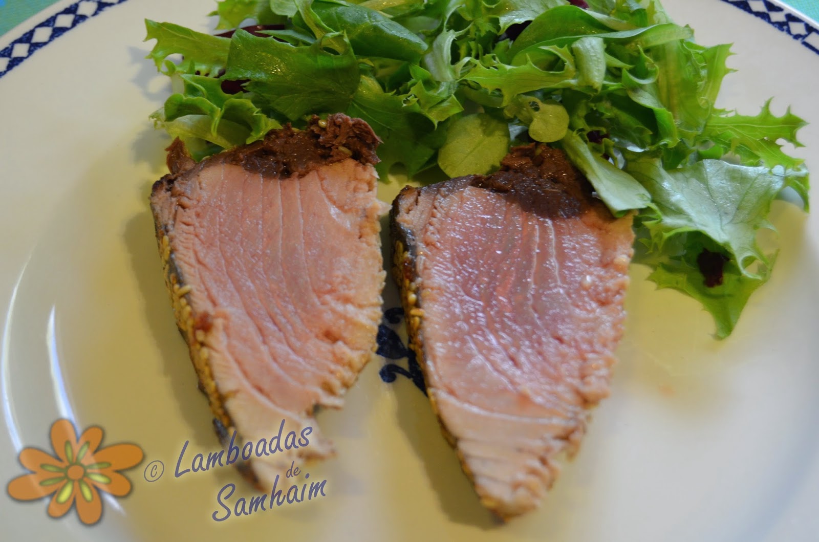 Lamboadas de Samhaim: Lomo de atun al Garam masala