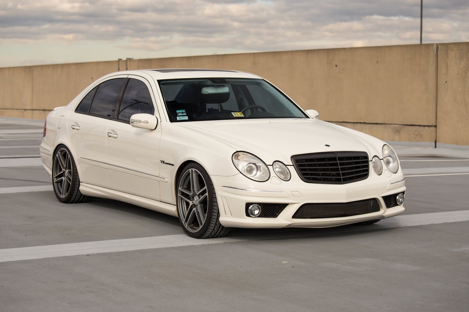 Mercedes-Benz W211 E55 AMG on R19 Sport Edition ST6 Wheels | BENZTUNING
