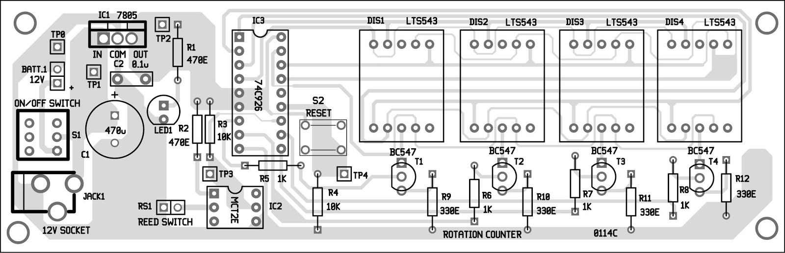 Electronic Project : Rotation Counter