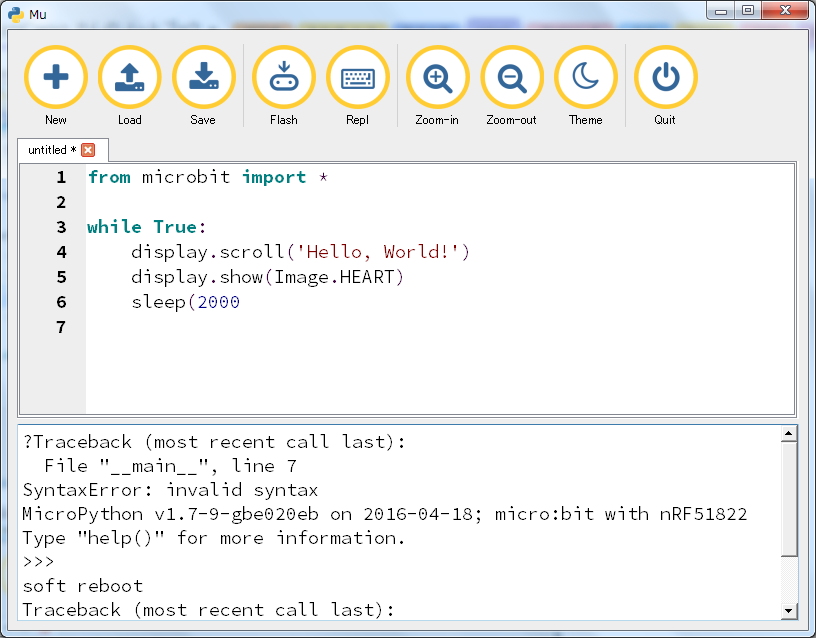 Va009039の日記 Bbc Microbitのmicropythonをnrf51822で使う オフライン編