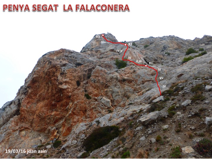 joan asín: GARRAF, PENYA SEGAT DE LA FALCONERA