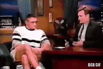 Basement Gym Boxing: Boxing GIF Spotlight: Conan O'Brien Tempts Fate ...