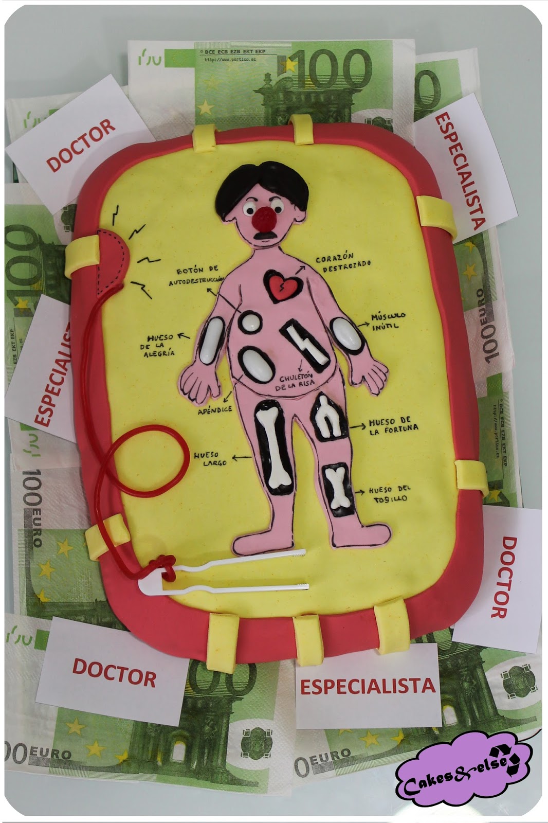 Cakes&else: Tarta "Operación" ("Operation" cake)