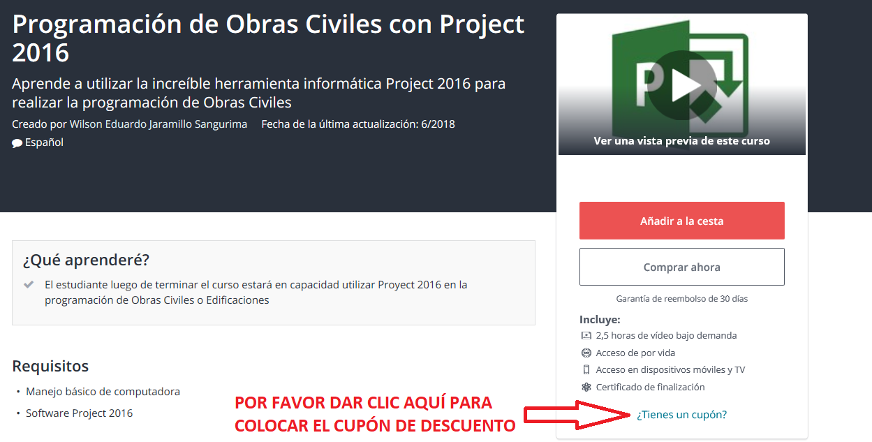 CURSO DE PRESUPUESTOS DE OBRAS CIVILES UTILIZANDO EL SOFTWARE OBRAS