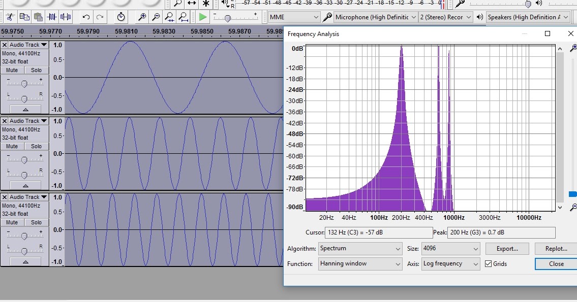 Jeff P's Projects: Arduino Signal Experiment #2 FFT Analysis using Arduino