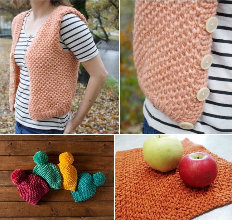 How to knit the bee stitch (video tutorial) - Handy DIY