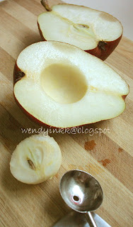 Table for 2.... or more: Devilled Pears with Pistachio Cream - Pear Week #3