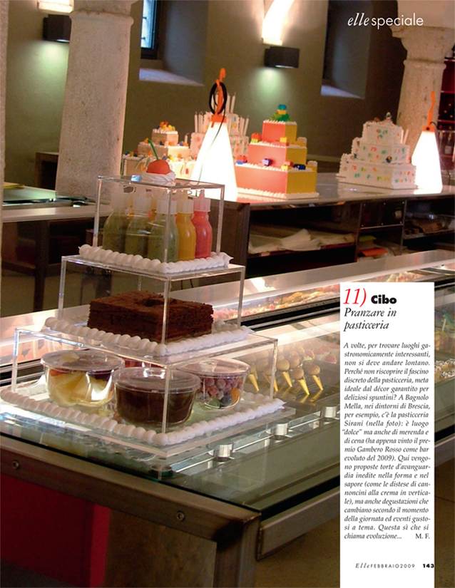 SIRANI: PRANZARE IN PASTICCERIA