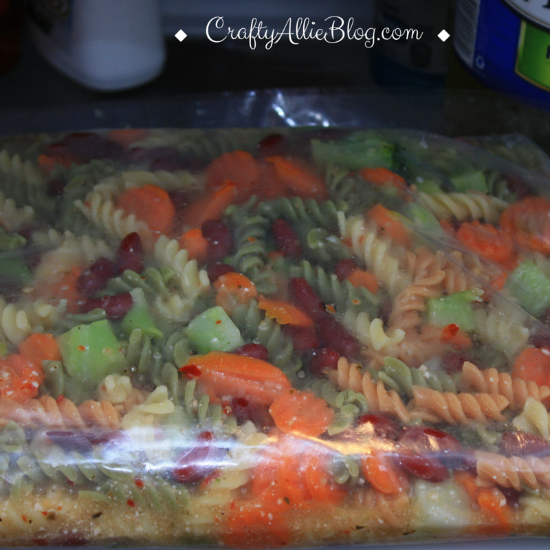 I try and cook mine the night before and place it in a baggie on its ...