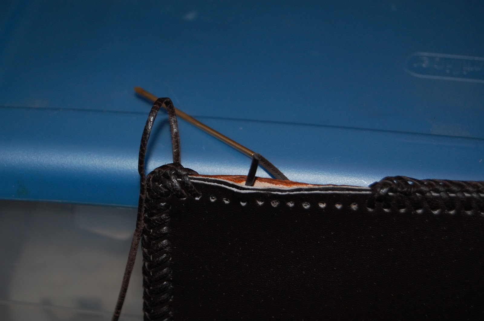 Nate Dawg's Leather Craft: Stitching Project Part Two: Double Loop Stitch