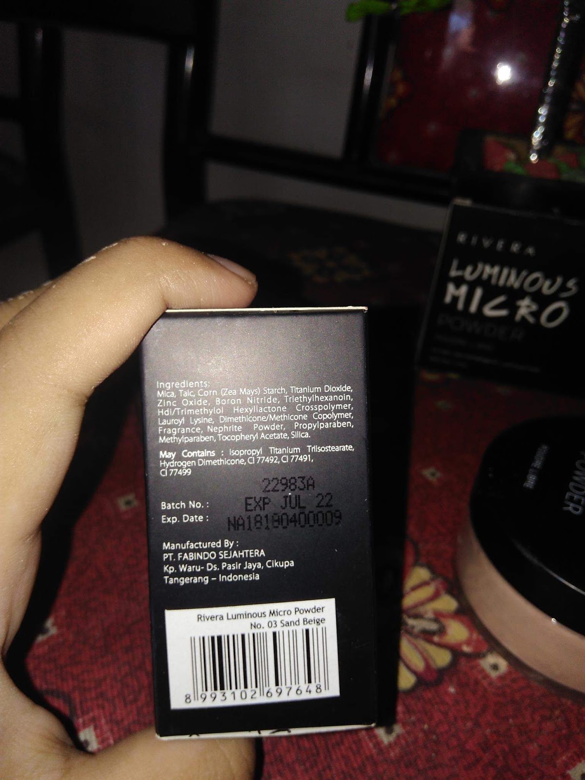 Beauty Life Style: (Review) Micro Luminous Powder Rivera Cosmetics