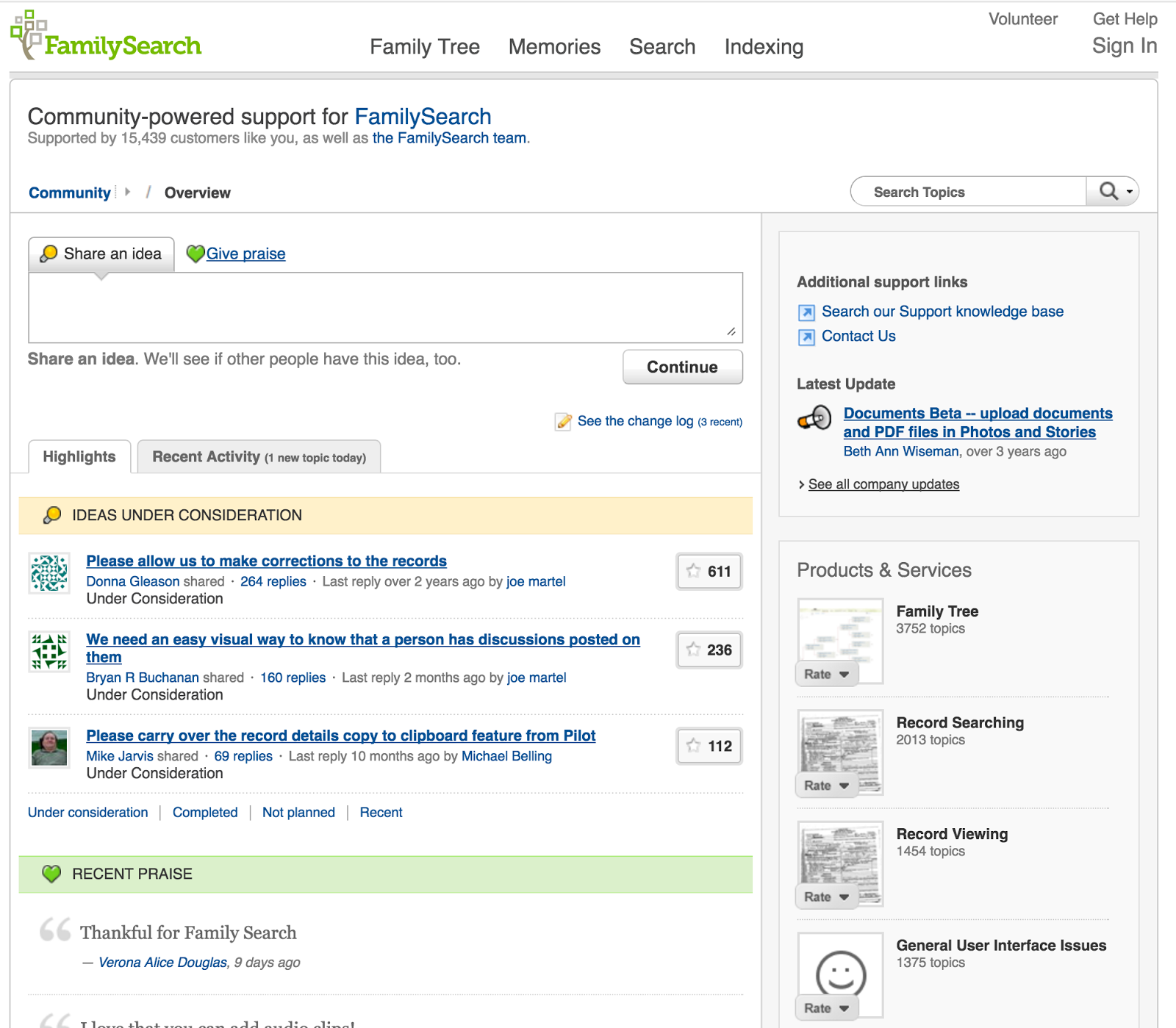 Rejoice, and be exceeding glad...: Some Ideas from GetSatisfaction for ...