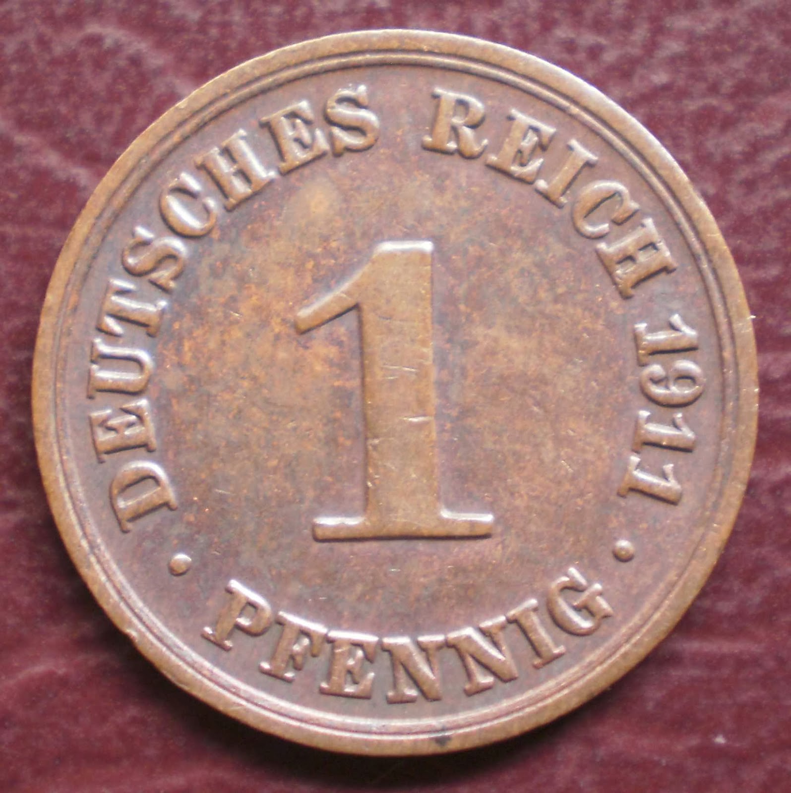 KoleksiKu Barang Jadul: Uang koin German Empire 1 Pfenning Deutches ...