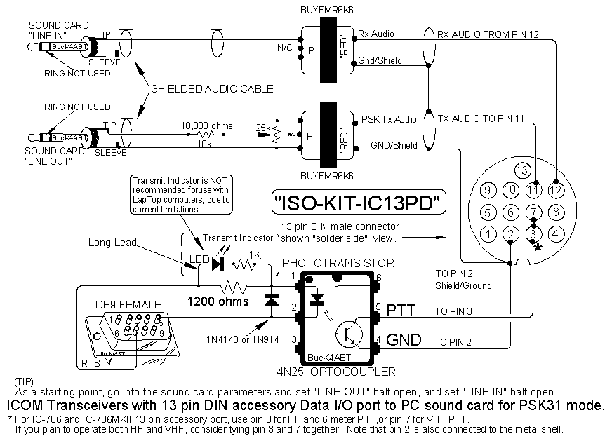 QRP Station @ E22RBV/KK6IPZ: รวมวงจรชุด Interface Digital Mode ของวิทยุ ...