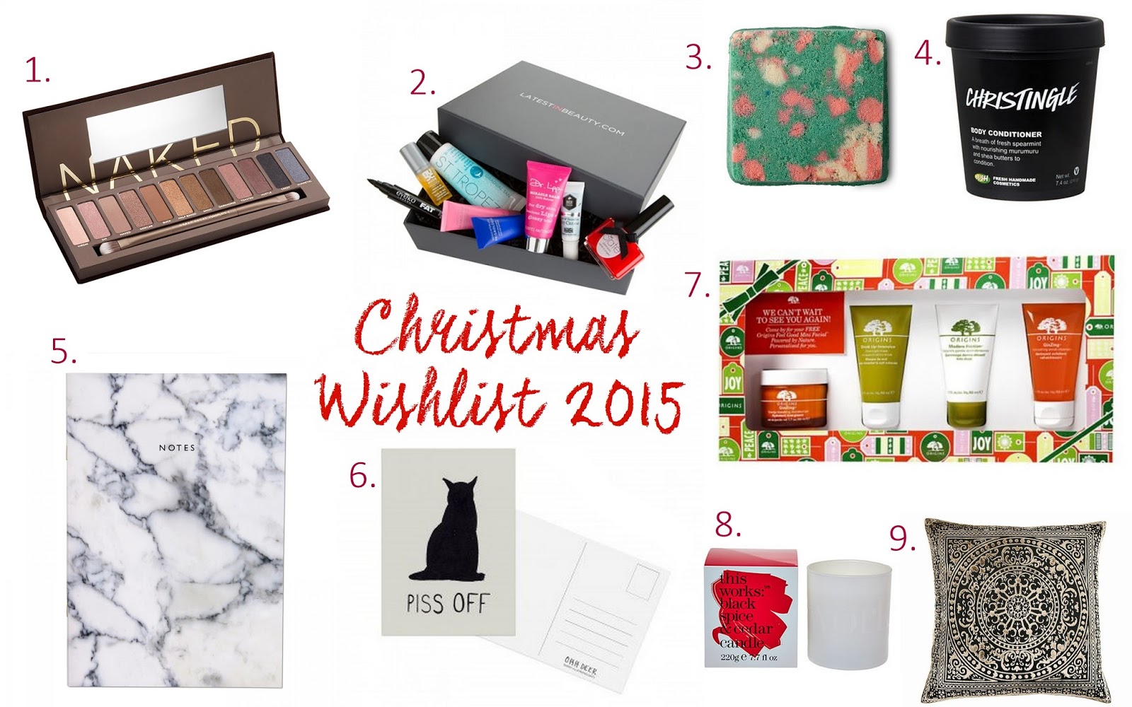 Christmas Wishlist 2015 + Discount Codes! - High Street Beauty Junkie