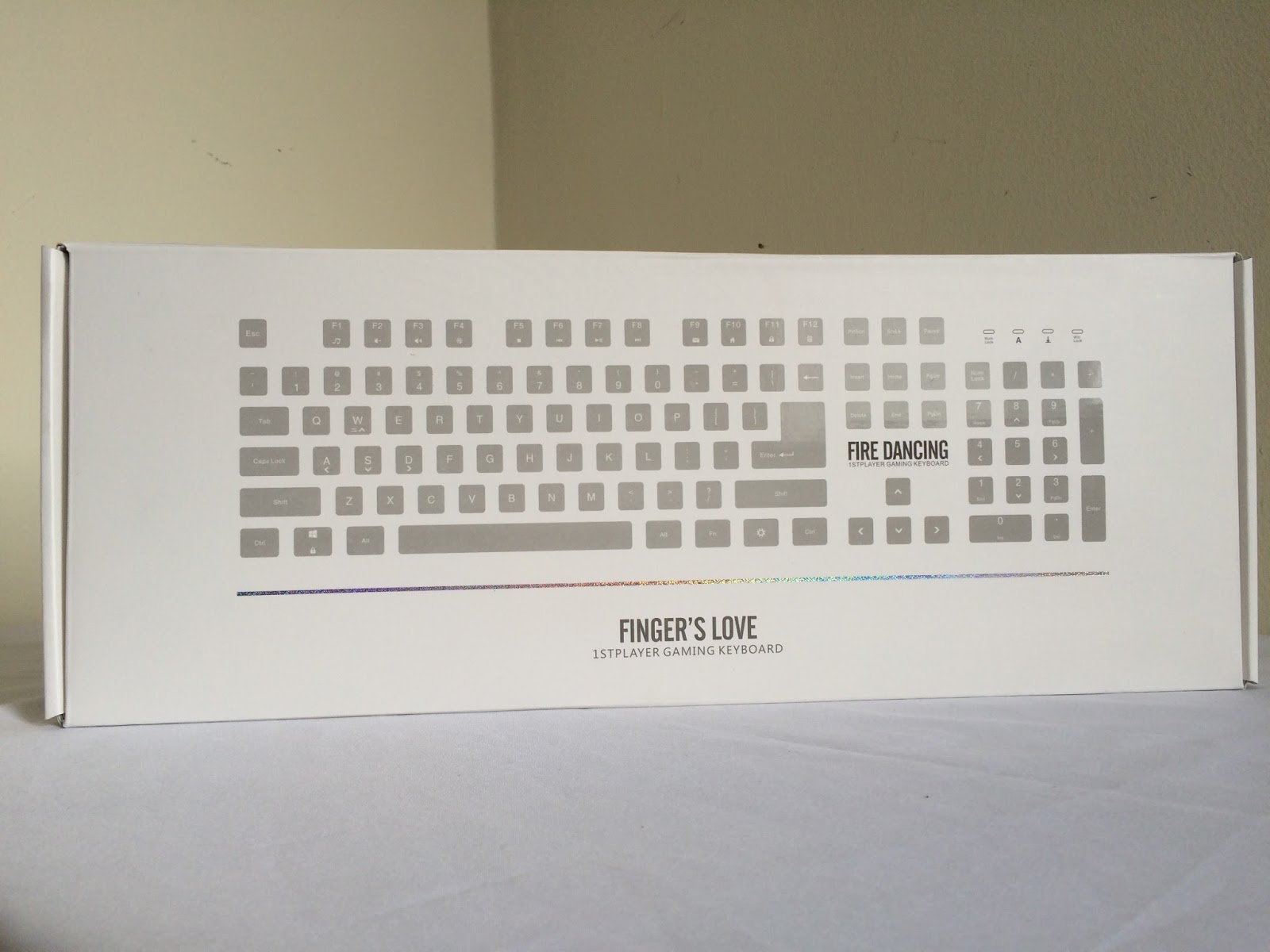 Unboxing & Review: 1st Player Fire Dancing Gaming Keyboard