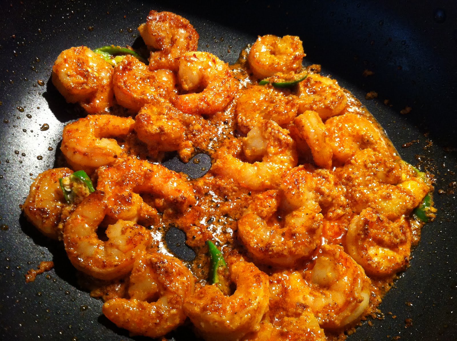 Kravings Food Adventures by Karen Ahmed: Shrimp Chilly fry