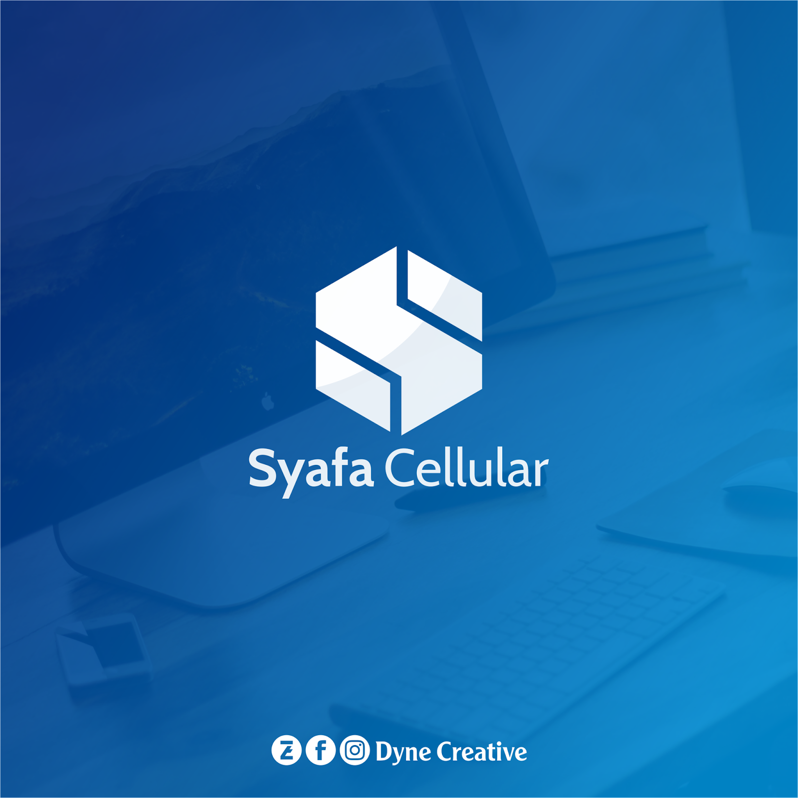 Dyne Creative Studio: Desain Logo Syafa Cellular