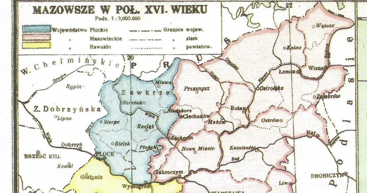 Mazowsze krótko o historii