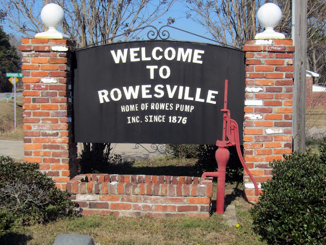 Geographically Yours Welcome: Rowesville, South Carolina