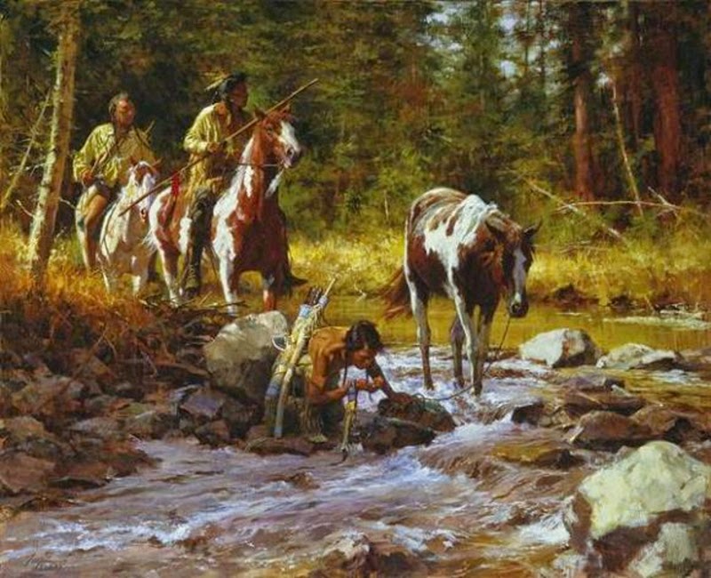 D.W.C. Native Americans - Painter Howard Terpning - DANCE WITH COLORS