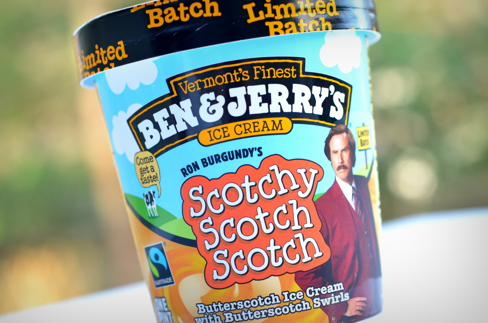 food and ice cream recipes: REVIEW: Ben & Jerry's Ron Burgundy's ...