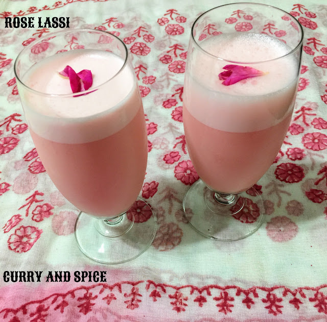 CURRY AND SPICE: ROSE LASSI