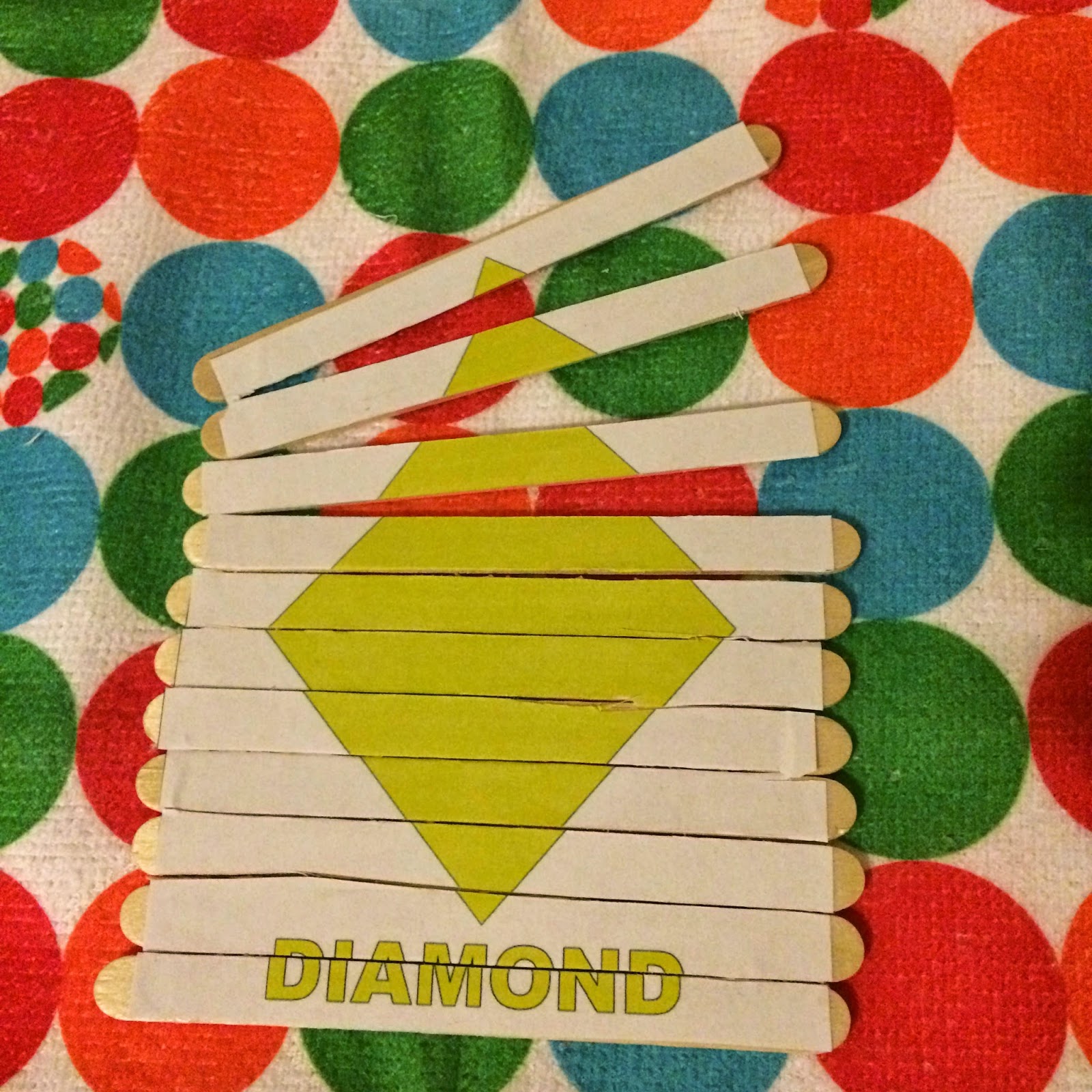 Learn Shapes and Colors with Craft Stick Puzzles - First Time Mom and ...