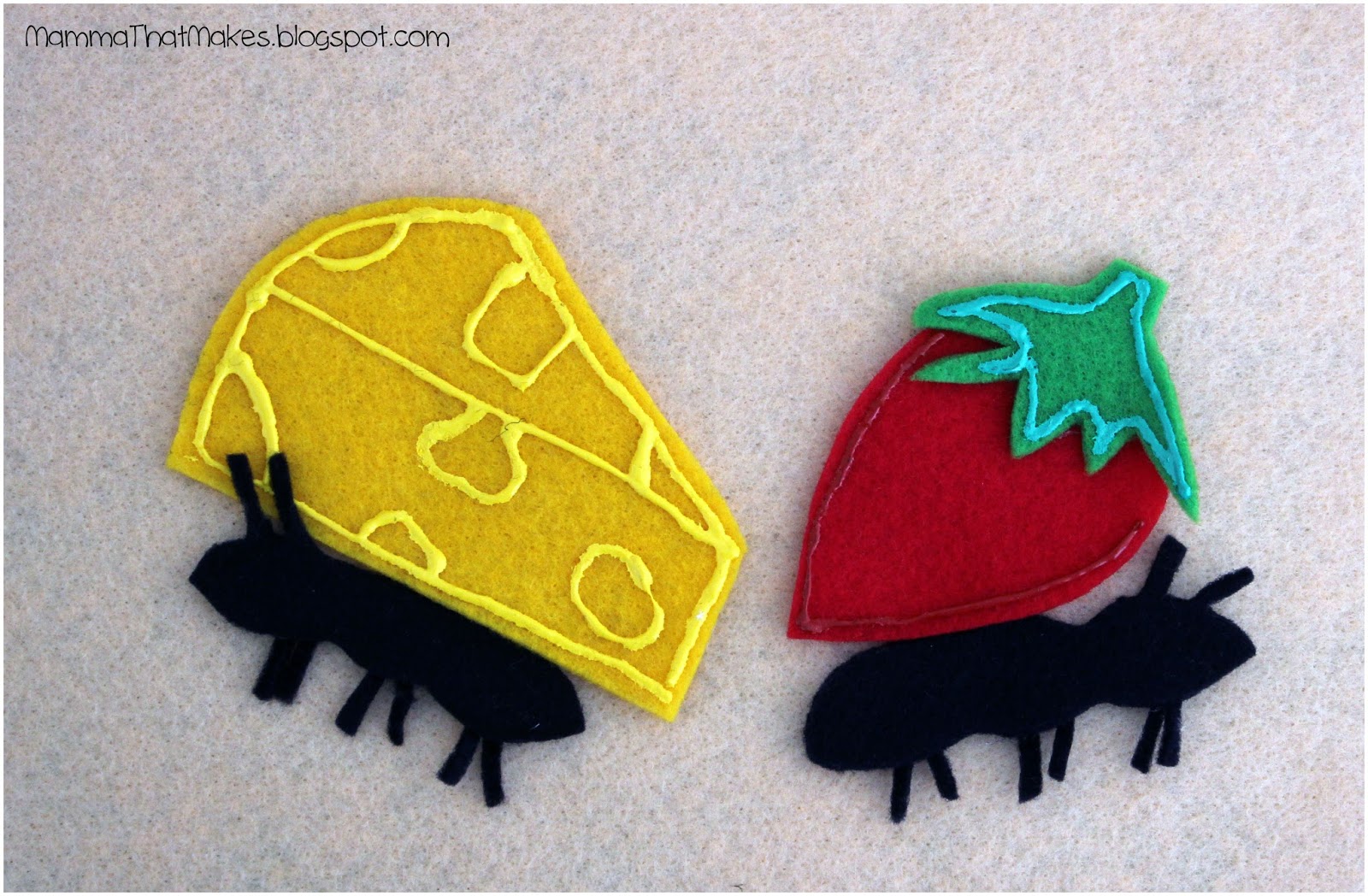 Mamma That Makes: Felt Board Shapes - Ant Picnic