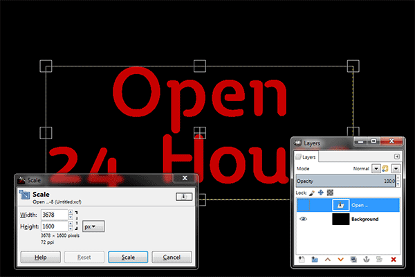 PhotoEffect: How To Create Neon Text In GIMP