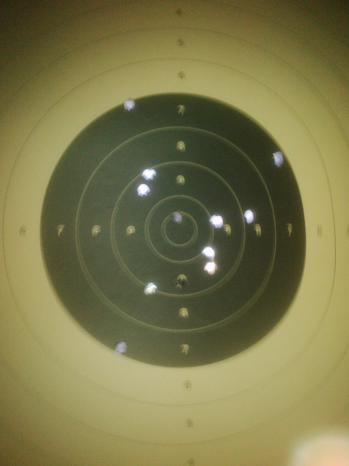 Target shooting: Thicker patch gives better groups