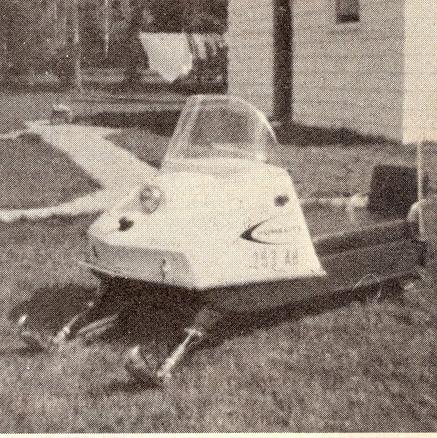 CLASSIC SNOWMOBILES OF THE PAST: 1969 HOMELITE SNOWMOBILE