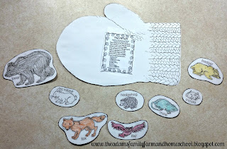 Adams Family Farm and Homeschool: Library Story Time - The Mitten