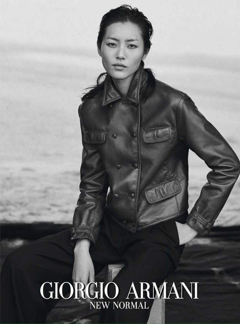 ASIAN MODELS BLOG: AD CAMPAIGN: Liu Wen for Giorgio Armani, Fall/Winter ...