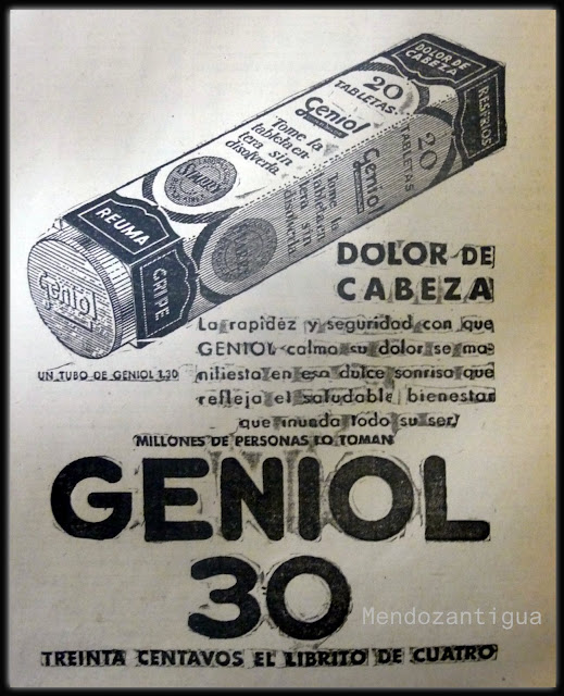 Publicidad Gráfica. Geniol en Tubo. (año 1934) | Fotos Antiguas de ...