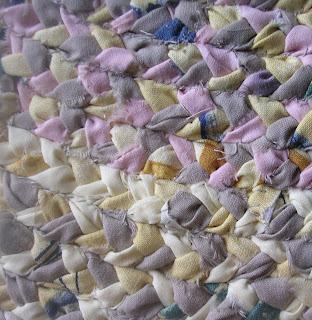 Creative And Faithful: My Latest Project ~ Rag Rug ~ Pastels