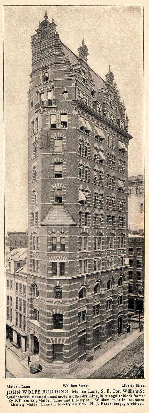 Daytonian in Manhattan: The Lost John Wolfe Building -- 80-82 William ...