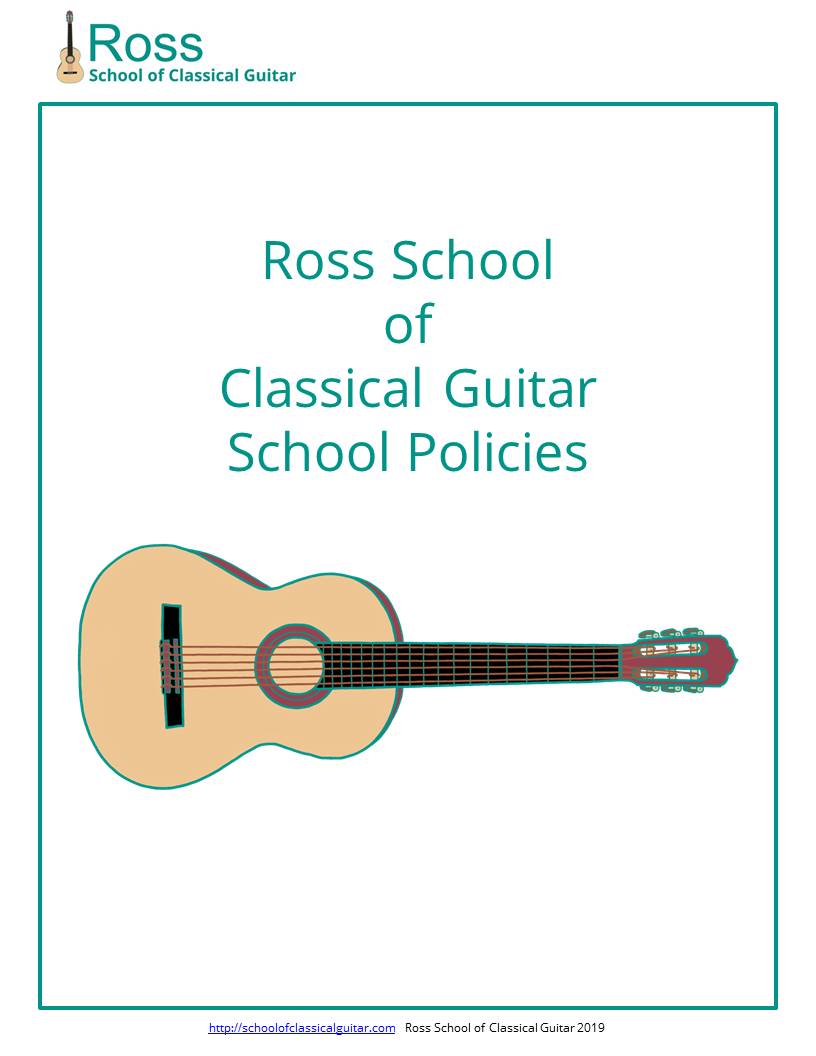 Ross School of Classical Guitar: School Policies