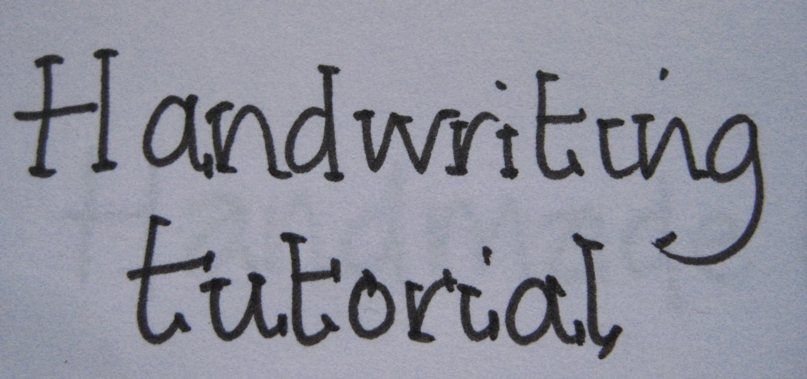 Three Stories High: Handwriting fun