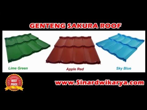 Atap Genteng Metal Berpasir - Rangka Atap Baja Ringan Galvalum