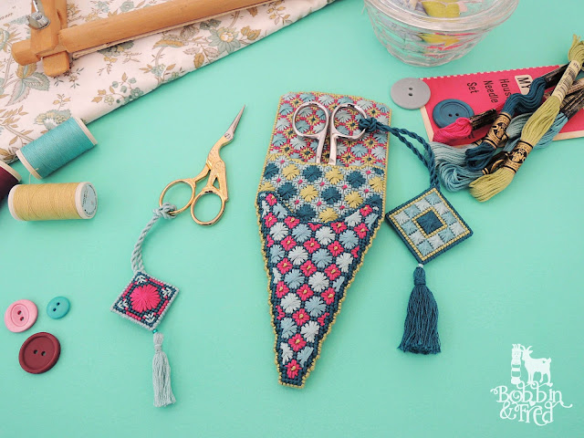 Pattern: Turkish Jewel Scissor Pouch and Needle Book, and How To Make Tassels!! | Sewing with ...