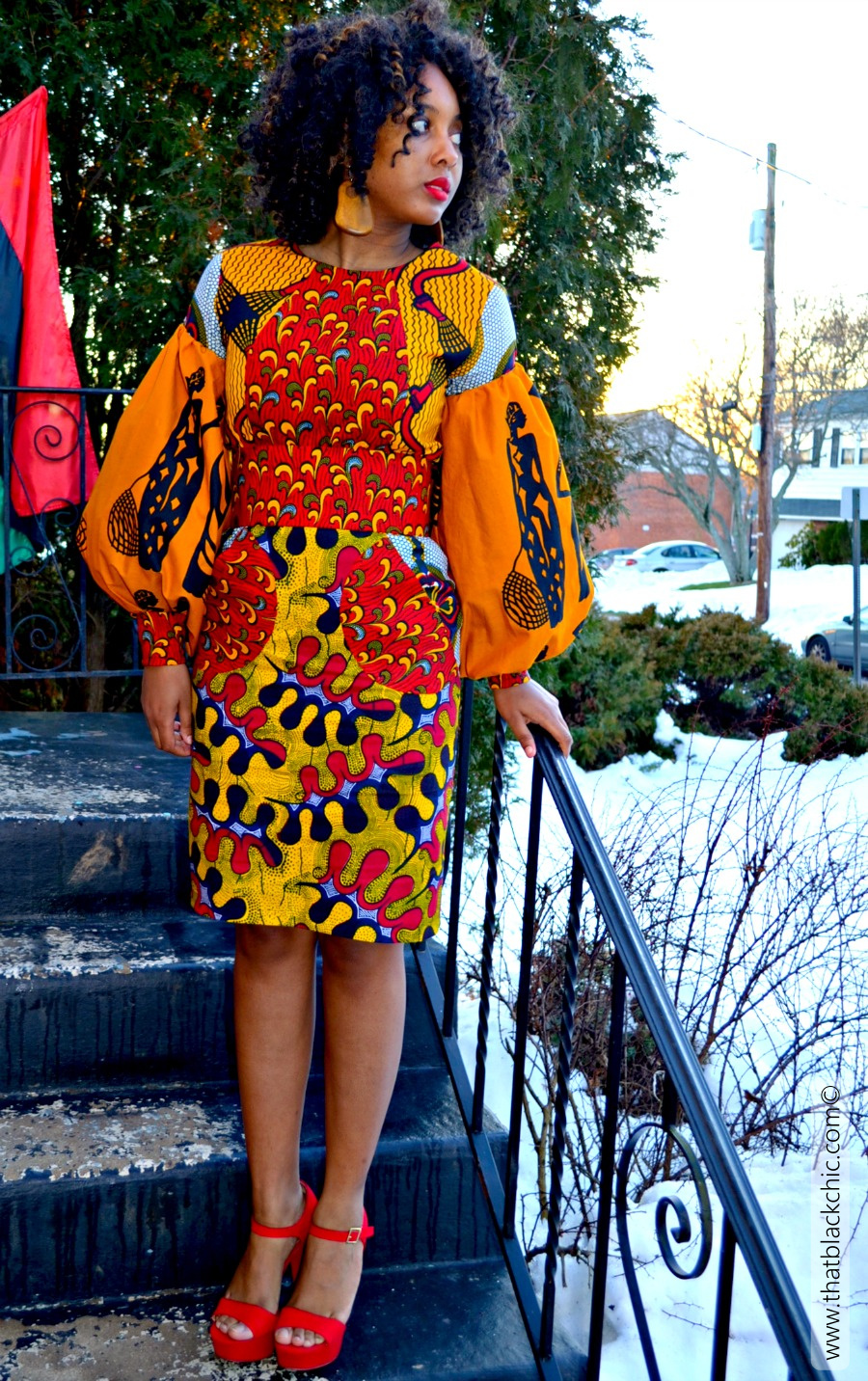 Sew What? African "POT LUCK" Dress, that's what! [Butterick B6088 ...